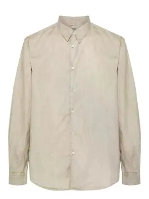 Aspesi Long-sleeve Cotton Shirt - Neutrals