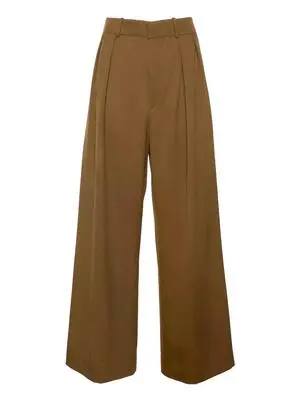 Wardrobe.NYC Wide-leg Virgin Wool Trousers - Brown
