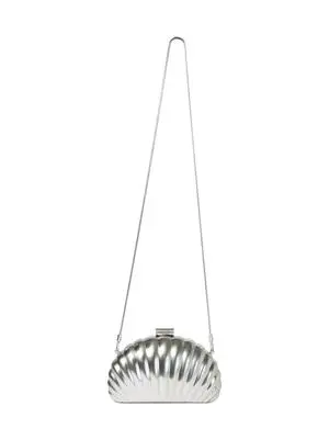 Simkhai Monet Shell-motif Clutch Bag - Silver