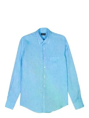 Paul & Shark Linen Shirt - Blue