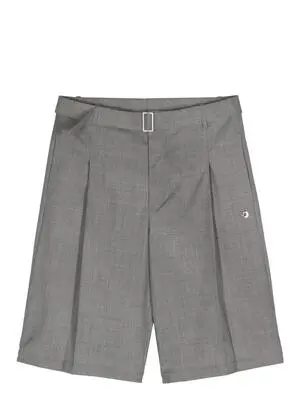 Études Studio Cooper Wool Pleated Shorts - Grey