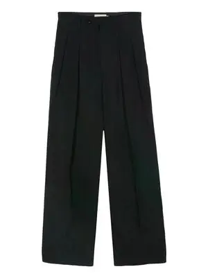 Barena Venezia Pleated Twill Trousers - Blue