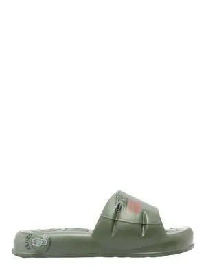 Kenzo Logo-print Slides - Green