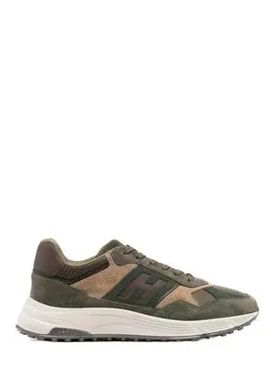 Hogan Hyperlight Suede Sneakers - Green