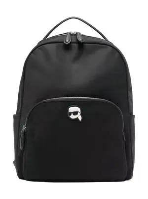 Karl Lagerfeld Logo-print Backpack - Black