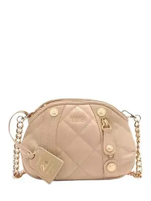 Liu Jo Quilted Crossbody Bag With Chain Strap - Neutrals