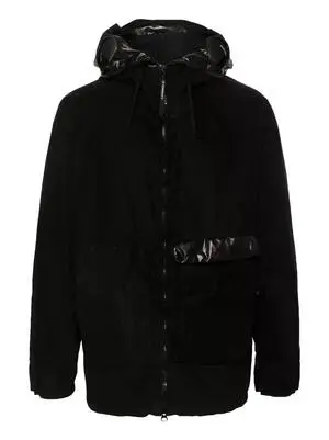 C.P. COMPANY Zipped Goggle-detail Hoodie Jacket - Black