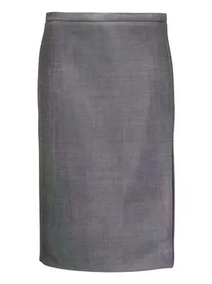 Philosophy Di Lorenzo Serafini Mid-rise Midi Skirt - Grey