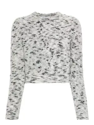 Moschino Braid-detail Sweater - Grey