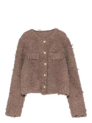JNBY Pile Cardigan - Neutrals