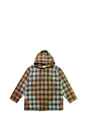 SONG FOR THE MUTE Raw Patch Pocket Multi Hoodie - Grey