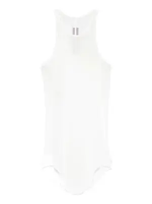 Rick Owens Ribbed Knit Tank Top - White
