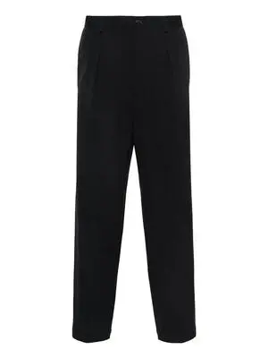 Giorgio Armani Straight-leg Trousers - Black