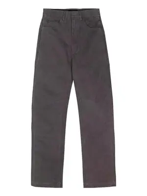 ENTIRE STUDIOS Task Mid-rise Straight-leg Trousers - Grey