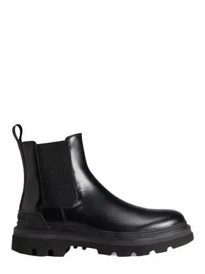 Woolrich Leather Chelsea Boots - Black