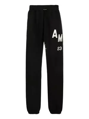 Amiri Hockey Logo-patch Track Pants - Black