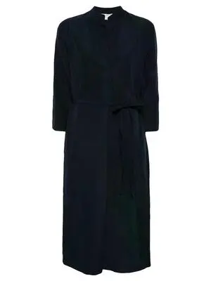 Vince Band-collar Midi Dress - Blue
