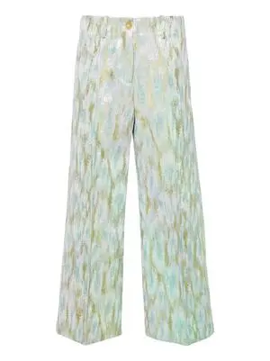 Erika Cavallini Wide-leg Cropped Trousers - Grey