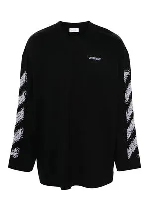 Off-White Pixel Diagonal T-shirt - Black