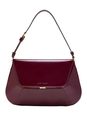 Amina Muaddi Ami Shoulder Bag - Red
