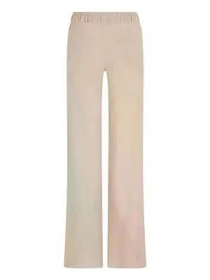 Giorgio Armani Flared Silk Track Pants - Neutrals