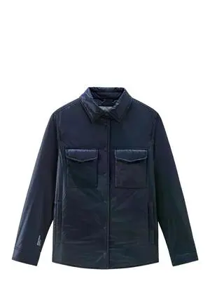 Woolrich Padded Overshirt Jacket - Blue