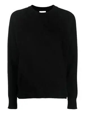 BARRIE Crew-neck Cashmere Jumper - Black