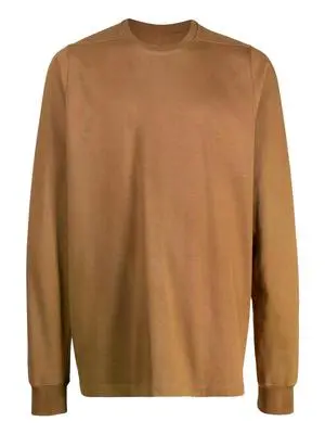 Rick Owens Crew-neck Cotton T-shirt - Brown