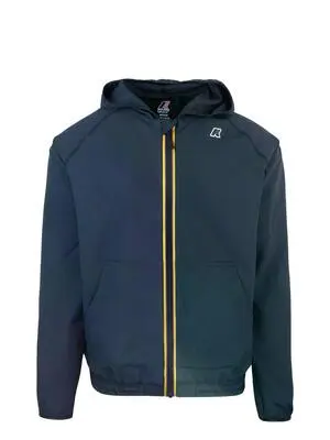 K-WAY Logo-patch Jacket - Blue