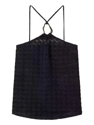 TWINSET Open-knit Top - Blue