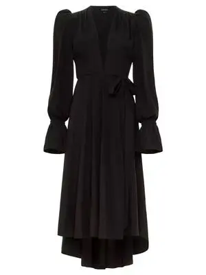 Azeeza Willow Midi Dress - Black