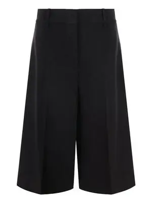 QUIRA Cut-out Tailored Shorts - Black