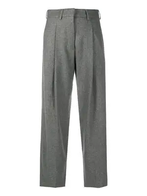 MAISON JEJIA High-waisted Cropped Trousers - Grey