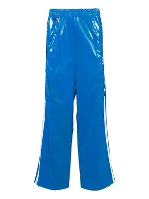 DOUBLET Laminate Track Embroidered Track Pants - Blue