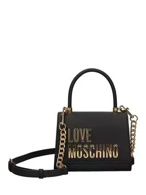 Moschino Logo-lettering Tote Bag - Black