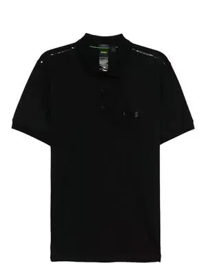 BOSS Paddy Mirror Polo Shirt Black