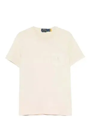 Polo Ralph Lauren Polo Pony-embroidered T-shirt - Neutrals