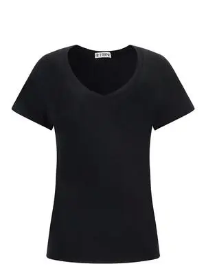 Eterne V-neck T-shirt - Black