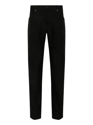 TOM FORD Logo-patch Trousers - Black