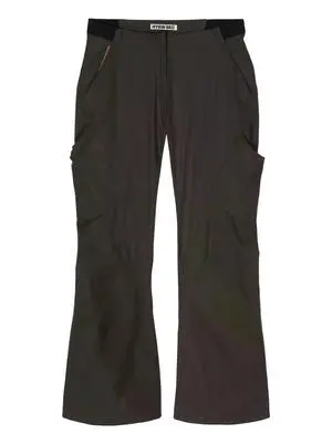 HYEIN SEO Belted Bootcut Trousers - Grey