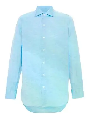 FINAMORE 1925 Long-sleeves Shirt - Blue