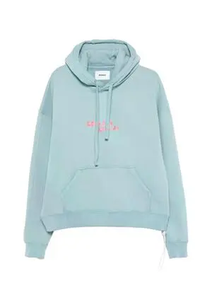BONSAI Hooded Pullover With Pouch Pocket - Blue