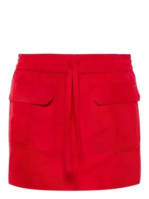 P.a.r.o.s.h Elasticated-waistband Skirt - Red