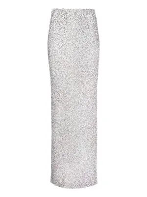 COPERNI Crystal-Embellished Maxi Skirt