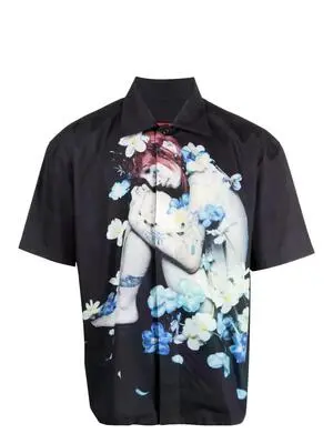 KUSIKOHC Photograph-print Short-sleeve Shirt