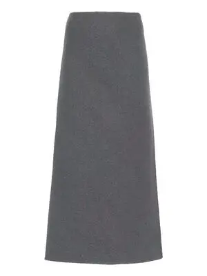 RIER Walker Midi Skirt - Grey