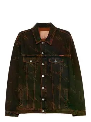 Martine Rose Oversized Denim Jacket - Orange