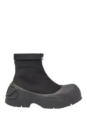 DIESEL® D-donald Zip-up Ankle Boots - Black