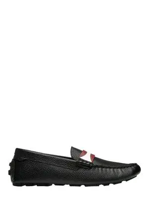 Bally Perthy Leather Loafers - Black
