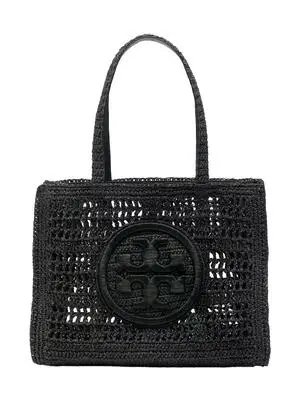 Tory Burch Ella Crochet Tote - Black